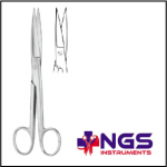 DRESSING SCISSOR STRAIGHT SHARP/SHARP - Golden India Surgicals ...